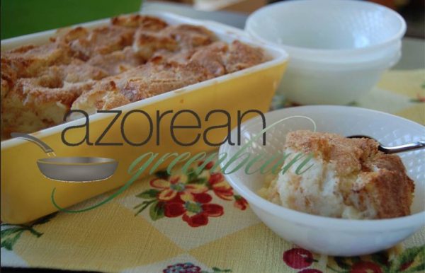 Portuguese Bread Pudding (Pudim de Pão) - Maria Lawton - The Azorean ...